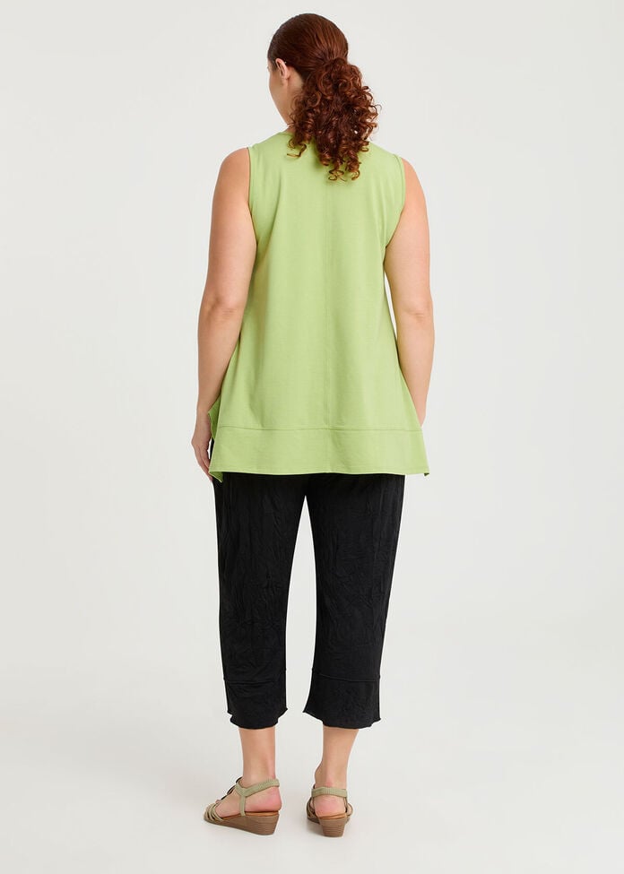 Shop Plus Size Pima Cotton Elevate Tank, Green | Taking Shape UK