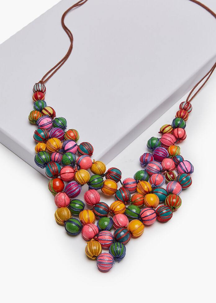 Shop Threaded Bead Necklace in Multi | Accessories | Taking Shape AU