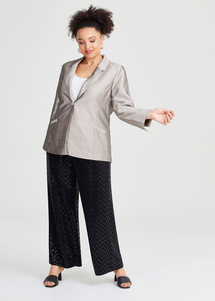 Plus Size Marilyn Metallic Evening Jacket Gold | Taking Shape AU