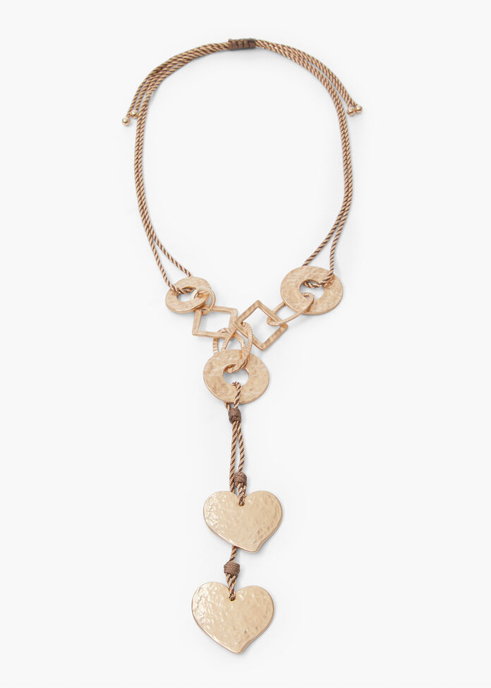 Shop Heart Lariat Rope Necklace in Multi | Accessories | Taking Shape AU