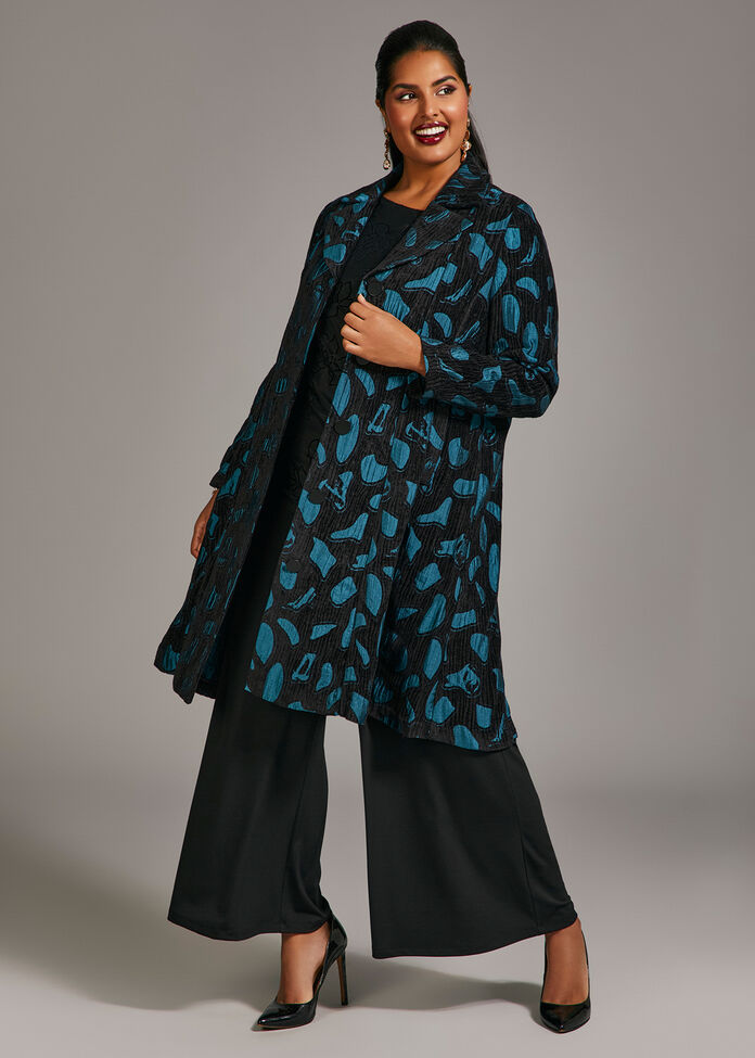 Plus Size Women's Opulent Chenille Opera Coat | Taking Shape AU