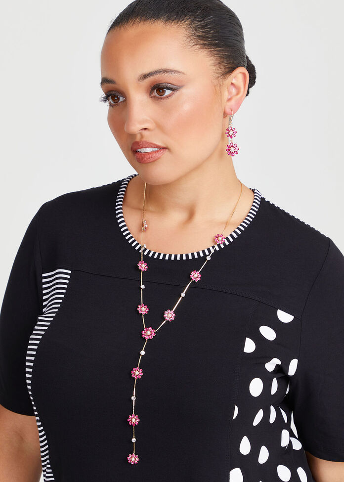 Shop Delicate Flower Necklace in Purple | Accessories | Taking Shape AU