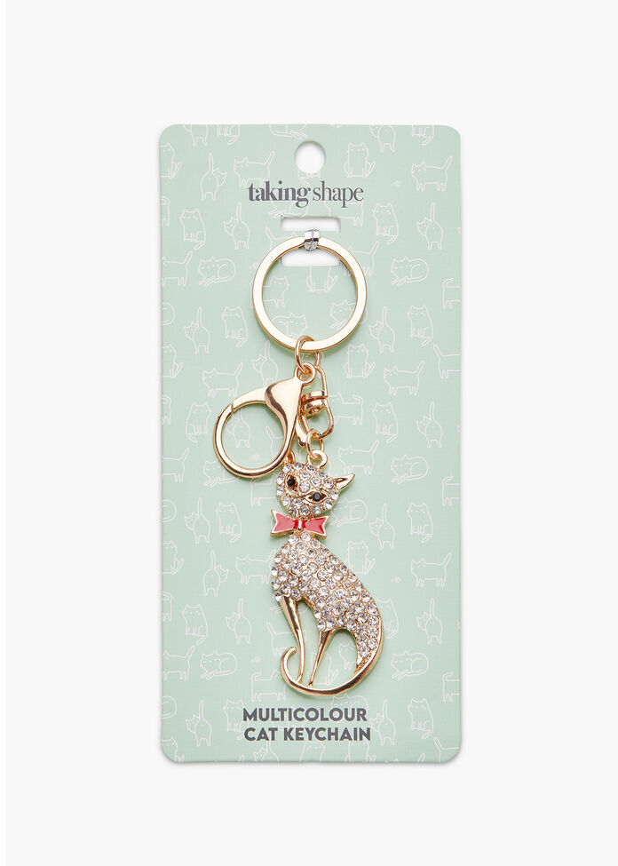 Shop Bling Cat Keychain in Black | Accessories | Taking Shape AU