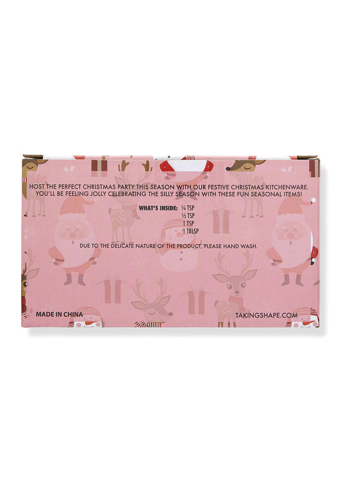 Shop Set/4 Santa Measuring Spoons in Multi | Accessories | Taking Shape AU