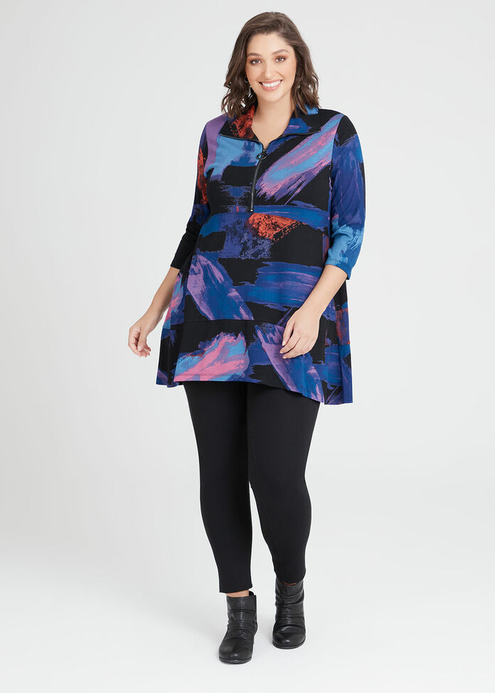 Shop Plus Size Amari Print Ponte Tunic, Print | Taking Shape AU