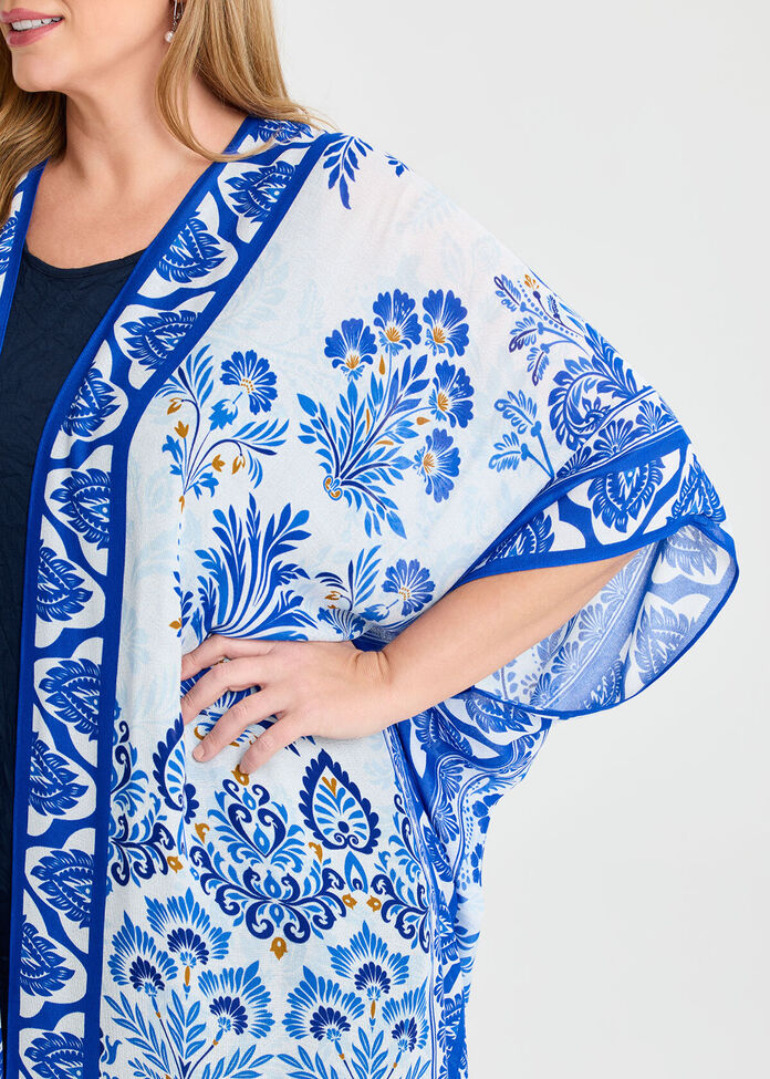 Shop Bohemian Blue Cape in Blue | Accessories | Taking Shape AU