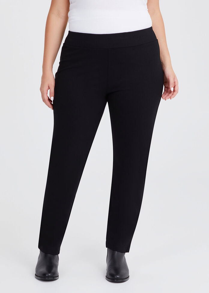 plus size black pants