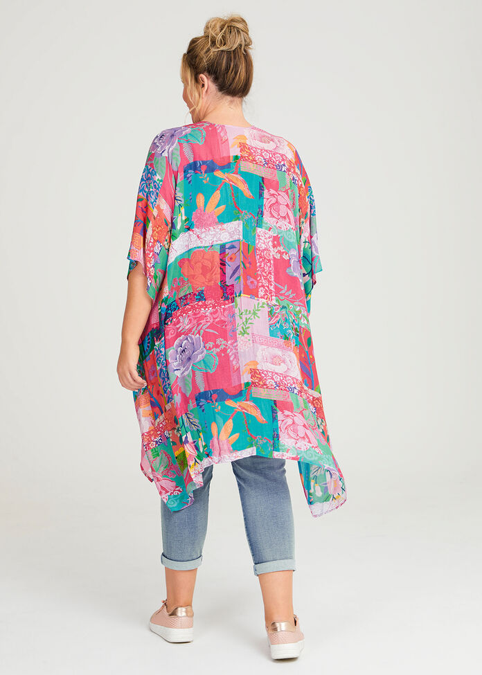 Shop Floral Patchwork Cape Kimono | Accessories | Taking Shape AU