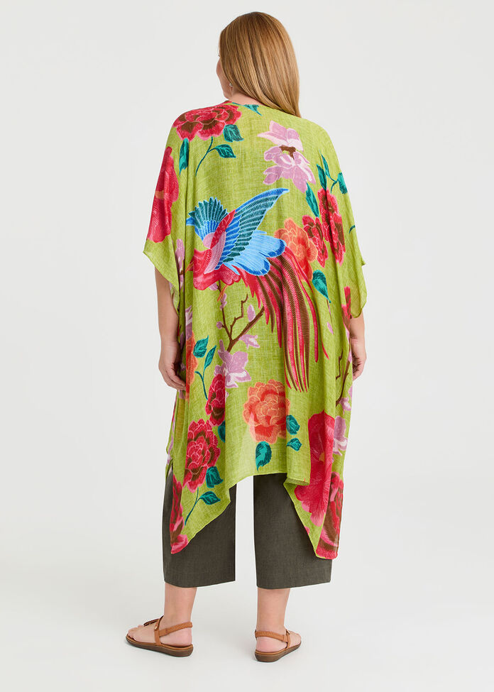 Shop Oversized Flower & Bird Cape in Multi | Accessories | Taking Shape AU