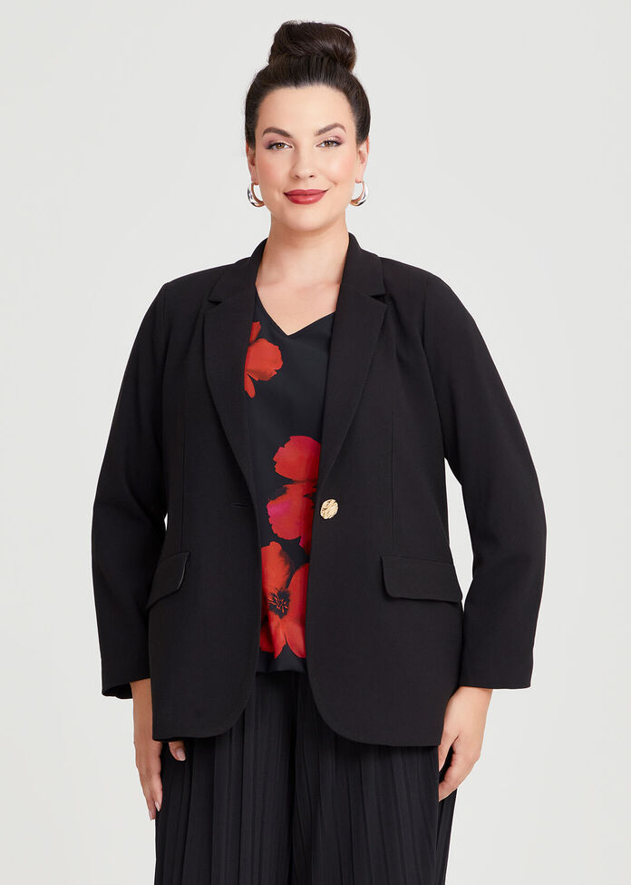 Plus Size Women's Dress Code Blazer Jacket | Taking Shape AU