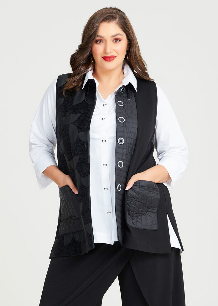 Plus Size Bamboo Ponte And Spot Vest Sizes 12 30 Taking Shape