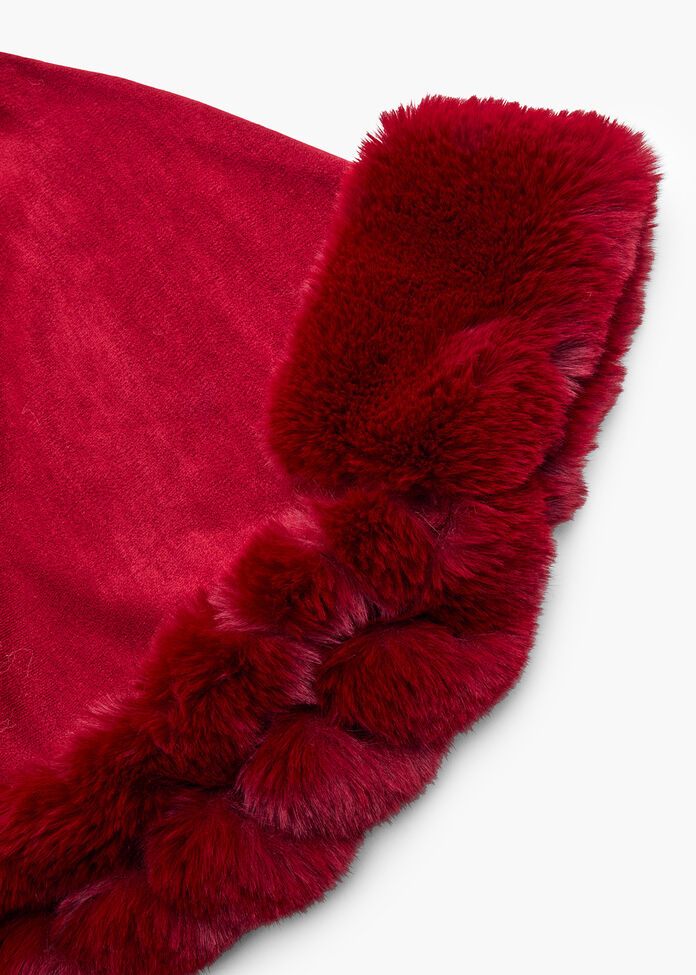 Shop Fur Trim Evening Cape | Accessories | Taking Shape AU