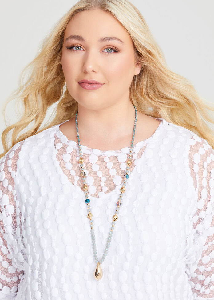 Shop Crystal Teardrop Necklace | Accessories | Taking Shape NZ