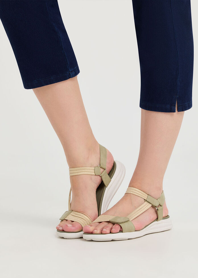 Shop Green Multi Flex Comfort Sandal | Comfortable Shoes | Taking Shape NZ
