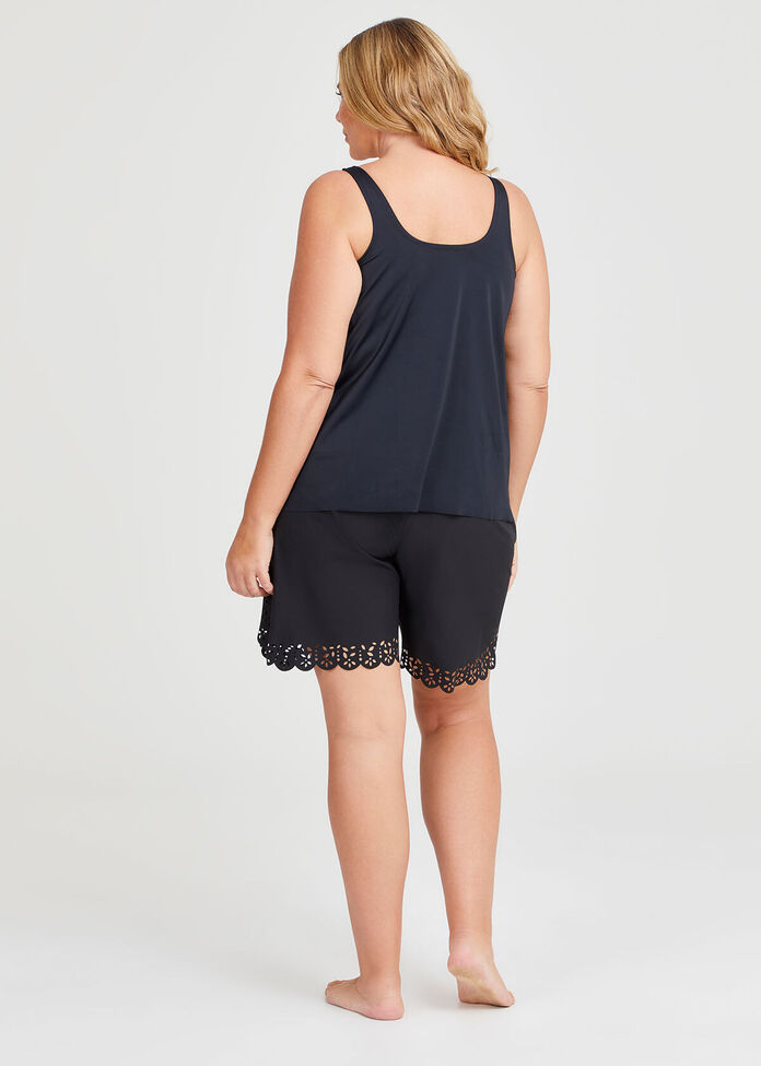 Shop Plus Size Mesh Tulip Style Tankini, Black | Taking Shape AU