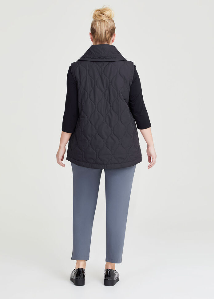 Shop Plus Size Puffer Vest, Black | Taking Shape AU