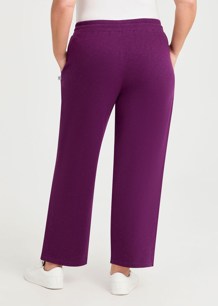 Shop Plus Size Straight Leg Lounge Pant, Purple | Taking Shape AU