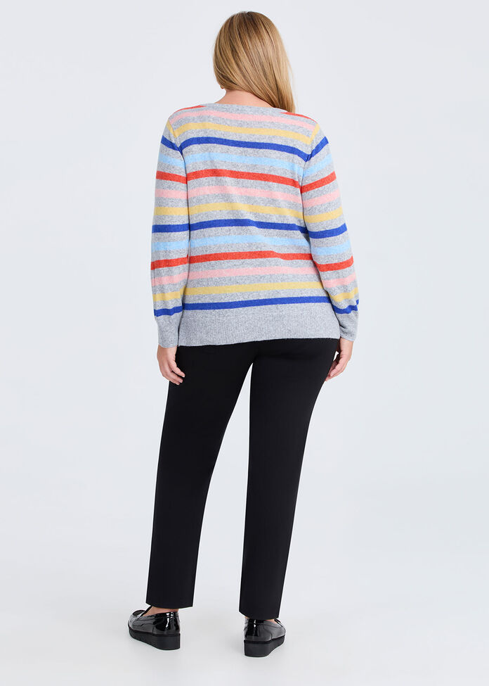 Shop Plus Size Soft Touch Stripe Jumper, Stripes | Taking Shape NZ