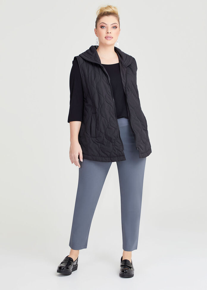 Shop Plus Size Puffer Vest, Black | Taking Shape AU