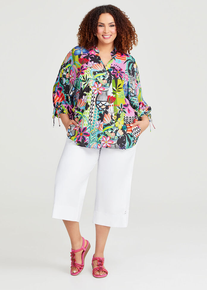 Shop Plus Size Natural Ivy Top, Multi | Taking Shape NZ