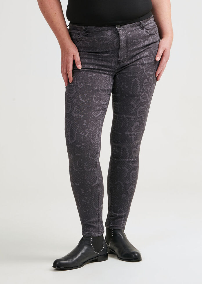 Shop Python Denim Jean in print in sizes 12 to 24 | Taking Shape