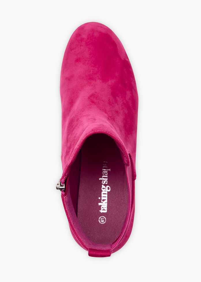 Shop Pink Gusset Mesh Women's Ankle Boots | Taking Shape AU