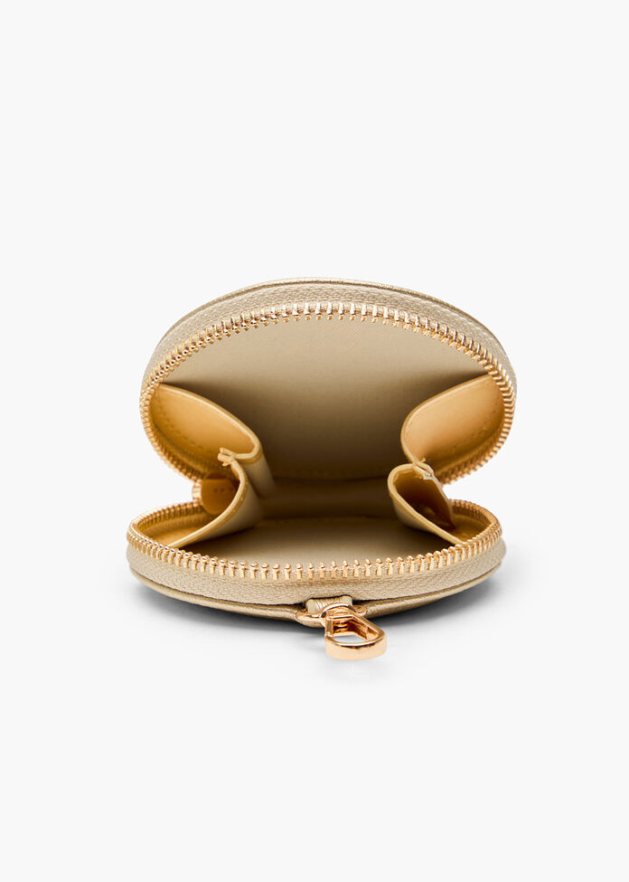 Shop Zip Coin Purse in Gold | Accessories | Taking Shape AU