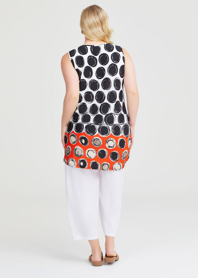 Shop Plus Size Spot Foil Luna Tank, Multi | Taking Shape NZ