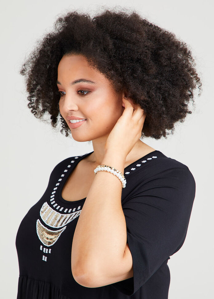 Shop Pearl & Metal Bracelet Set in Multi | Accessories | Taking Shape AU