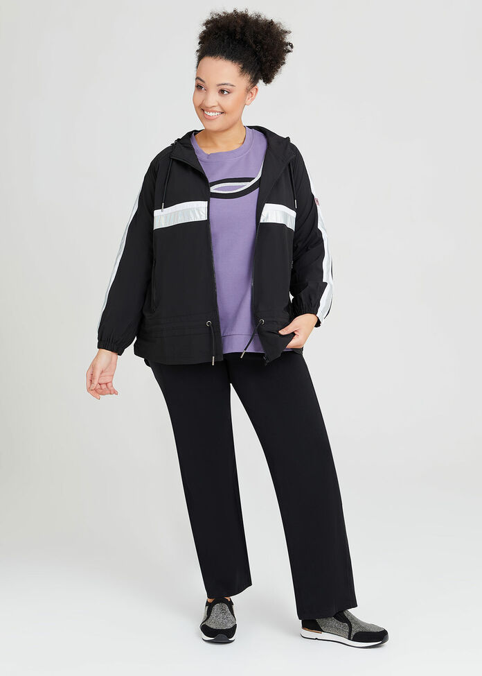 Shop Plus Size Cotton Active Seam Yoga Pant, Black | Taking Shape AU