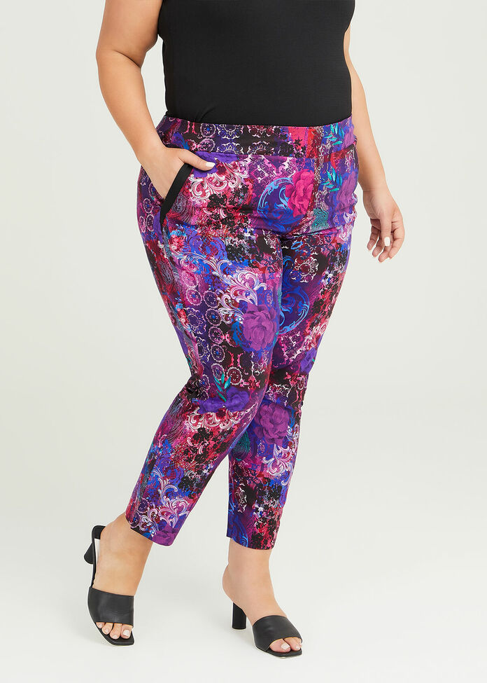 Shop Plus Size Rococo Linen Wide Leg Pant, Multi | Taking Shape AU