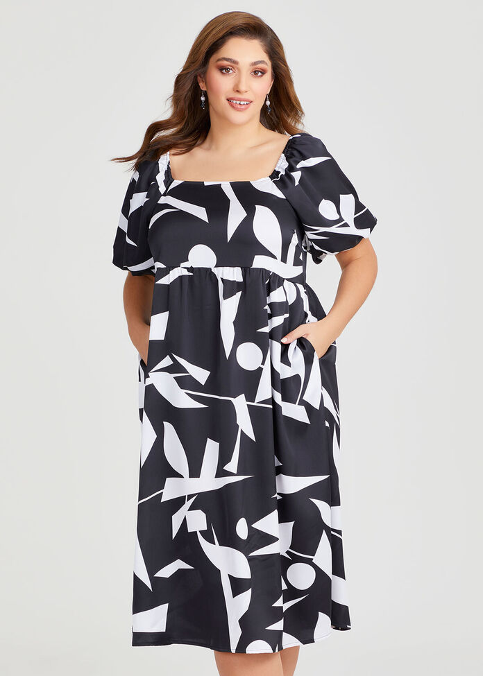 Shop Plus Size Adele Satin Midi Dress, Black | Taking Shape AU