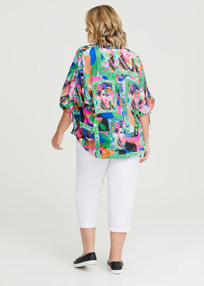 Shop Plus Size Natural Lucia Top, Multi | Taking Shape AU