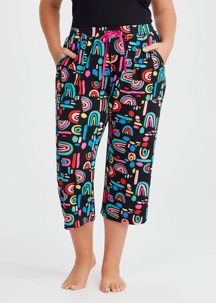 Shop Plus Size Bamboo Colour Pop Pyjama Pant, Multi | Taking Shape NZ