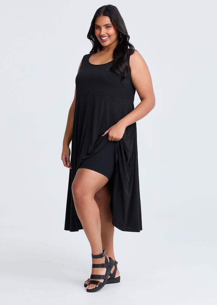 Shop Plus Size Elevate Layering Dress, Black | Taking Shape NZ