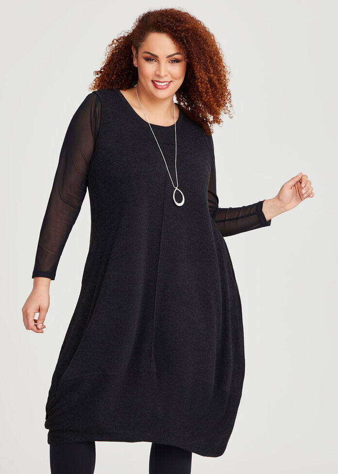 Shop Plus Size Enthuse Halo Dress, Black | Taking Shape AU