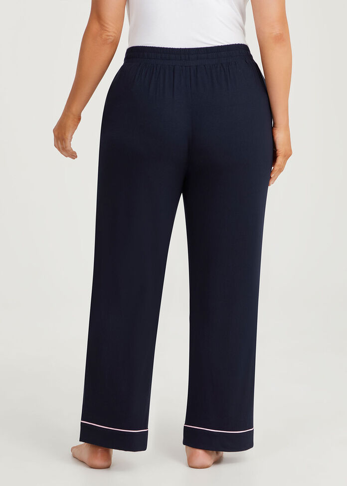 Plus Size Modal Soft Touch Pyjama Pant in Navy | Taking Shape NZ
