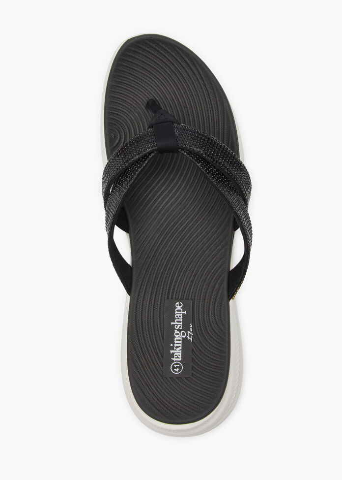 Shop Black Flex Comfort Flip Flop | Comfortable Shoes | Taking Shape AU