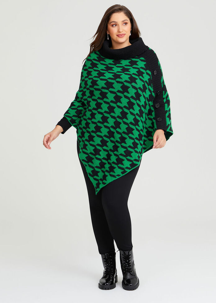Shop Houndstooth Poncho | Accessories | Taking Shape AU