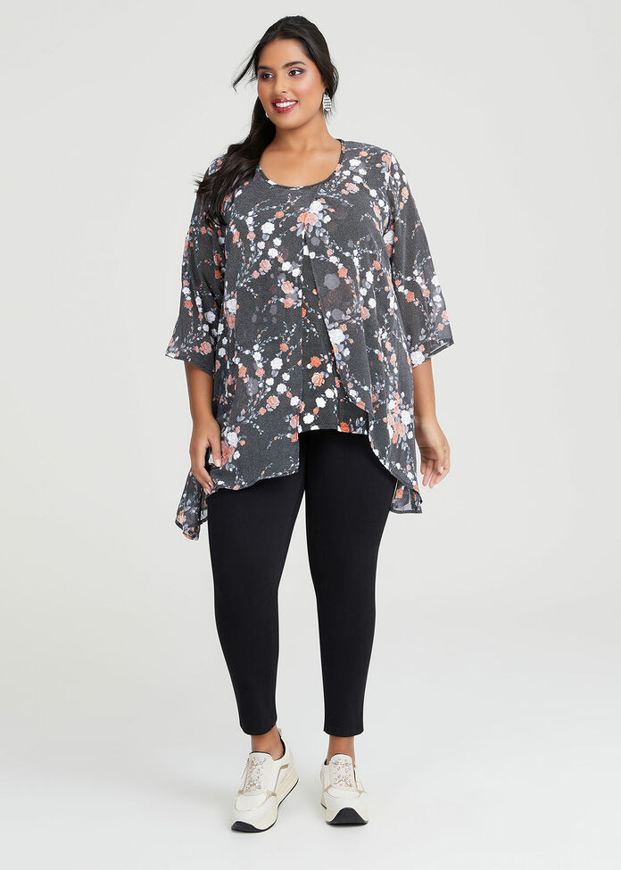 Shop Plus Size Ponte Essence Legging, Black | Taking Shape AU