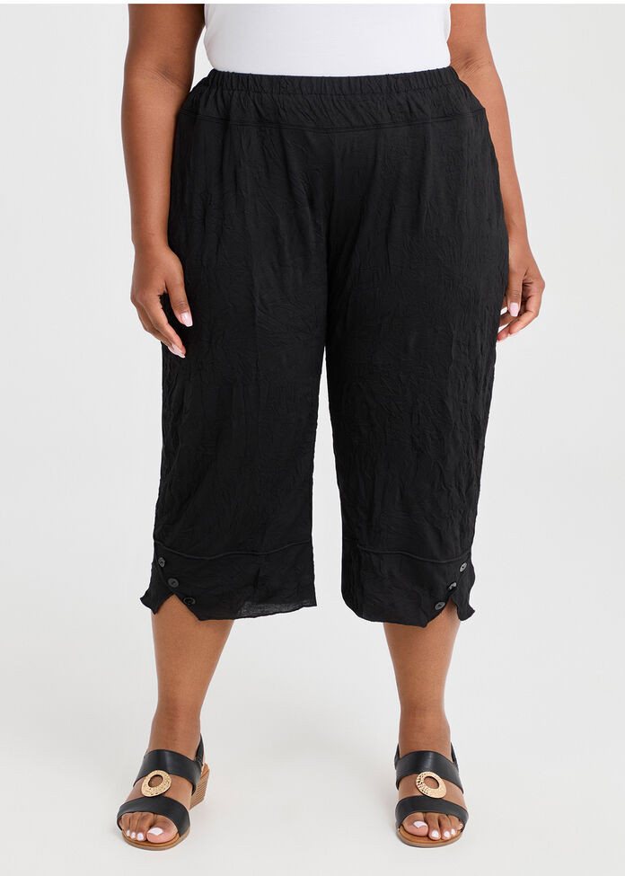 Shop Plus Size Petite Alicia Crop Pant in Black | Taking Shape IE