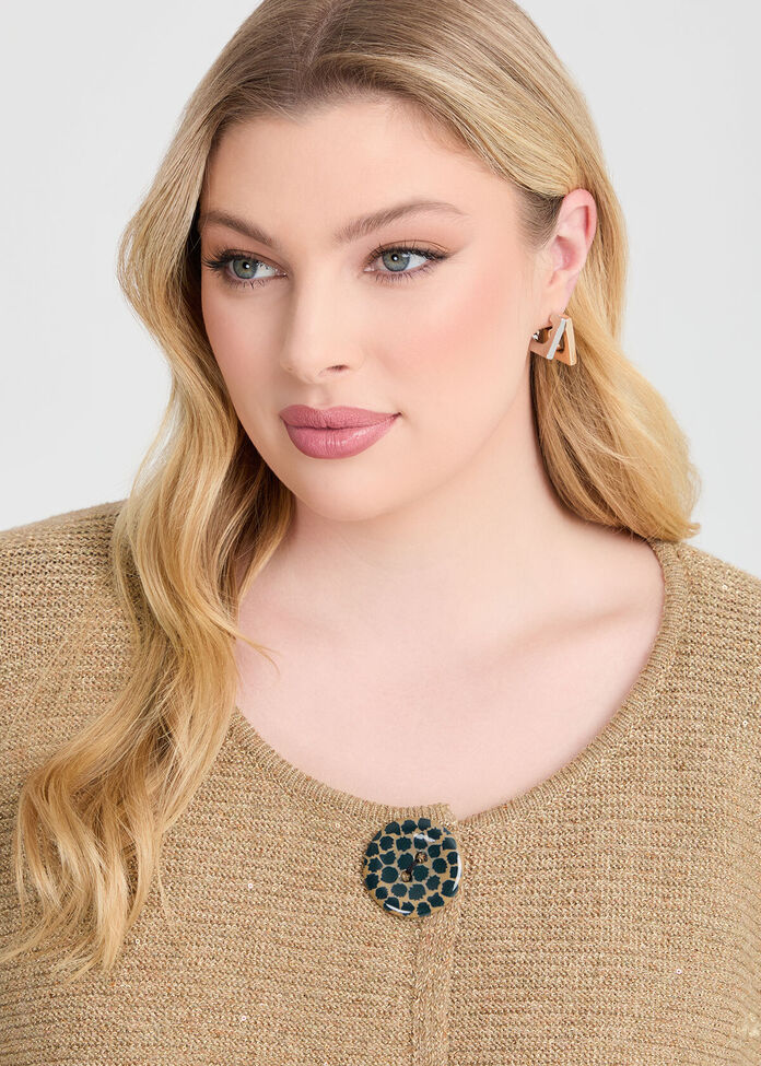 Shop Square Hoop Earrings in Gold | Accessories | Taking Shape AU