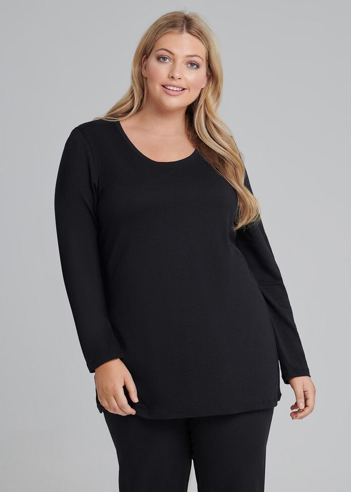 Shop Decorous Body Top in Black, Sizes 12-30 | Taking Shape AU