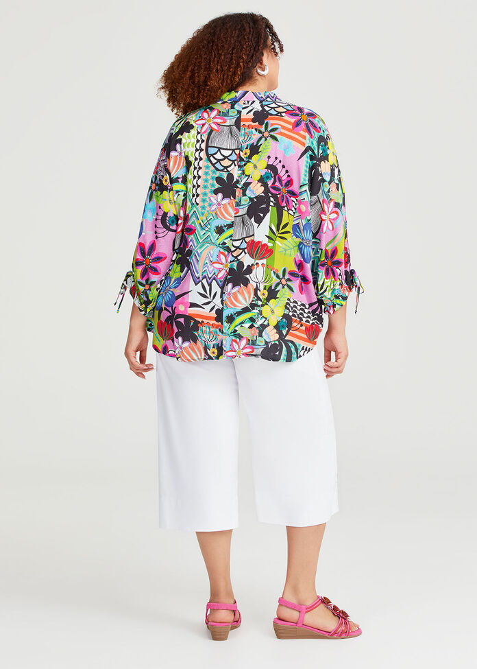 Shop Plus Size Natural Ivy Top, Multi | Taking Shape NZ