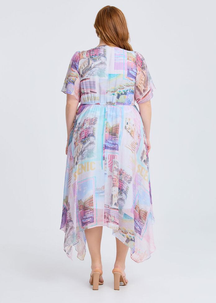 Shop Plus Size Alexandra Tencel Midi Dress, Multi | Taking Shape AU