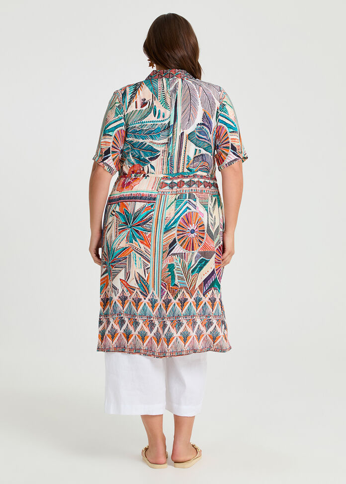 Shop Plus Size Natural Calabria Shirt, Multi | Taking Shape SG