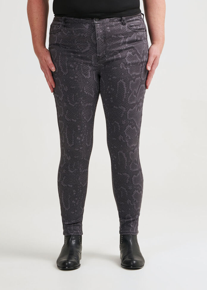 Shop Python Denim Jean in print in sizes 12 to 24 | Taking Shape