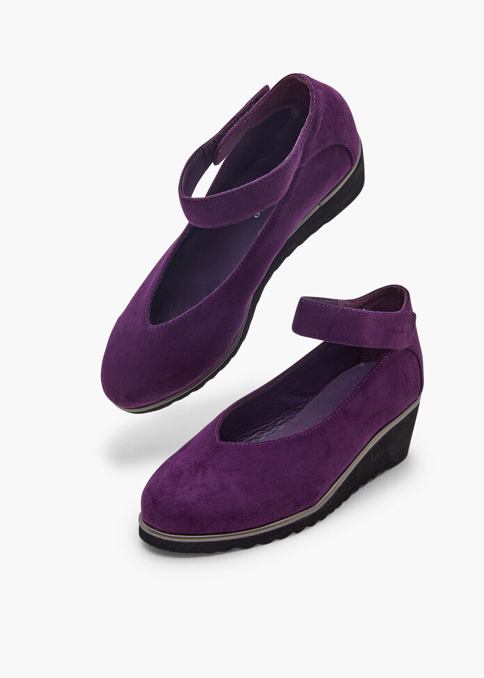 Shop Wedge Ankle Strap Court | Comfortable Shoes | Taking Shape NZ