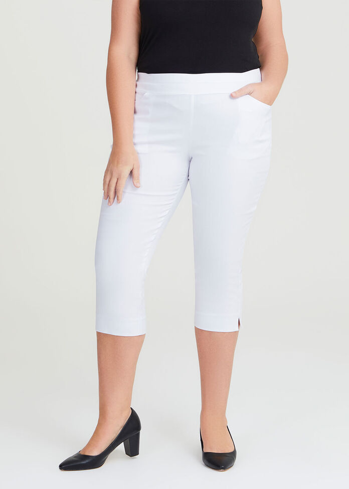Shop Plus Size Editorial Crop Pant, White | Taking Shape NZ