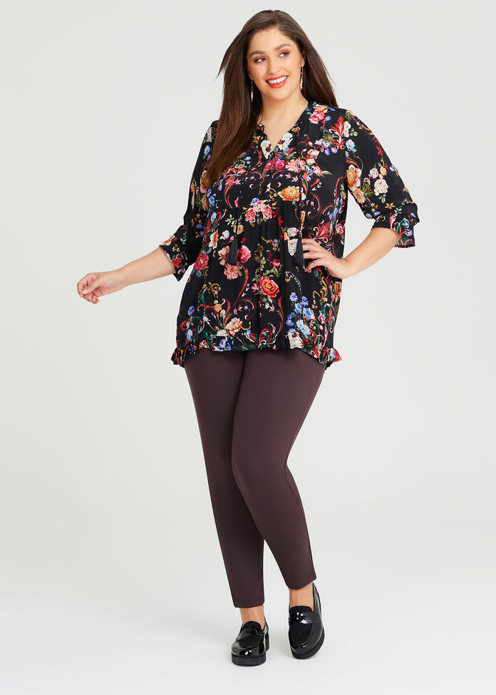 Shop Plus Size Natural Winter Floral Top, Multi | Taking Shape AU
